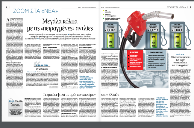 ΜΕΓΑΛΑ ΚΟΛΠΑ ΚΑΙ ΣΤΙΣ ΑΝΤΛΙΕΣ – ΟΜΟΣΠΟΝΔΙΑ ΒΕΝΖΙΝΟΠΩΛΩΝ ΕΛΛΑΔΟΣ – Ο.Β.Ε.